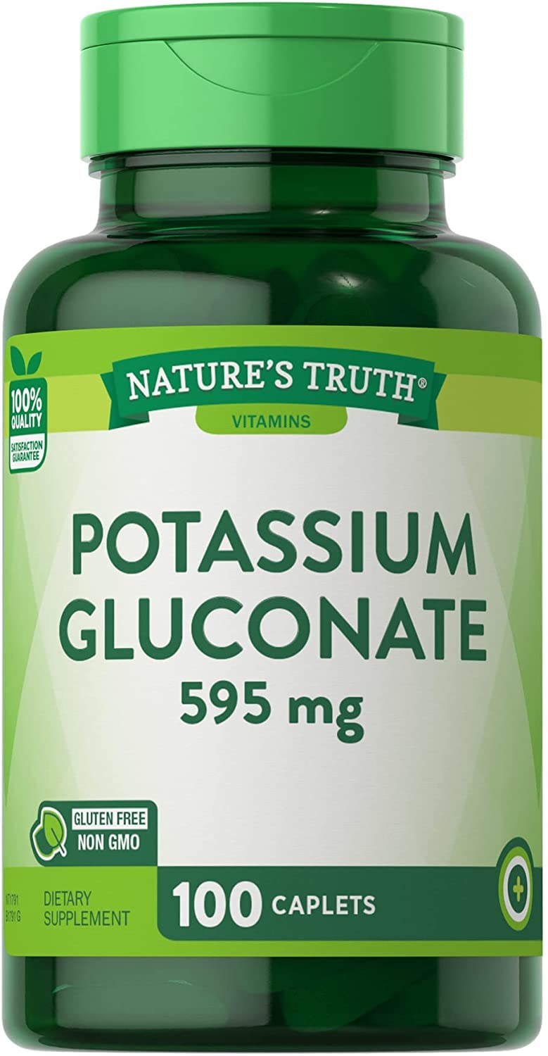 Nature's Truth potassium supplement tablets