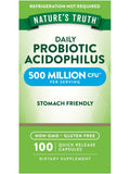 Nature's Truth probiotics for gut health