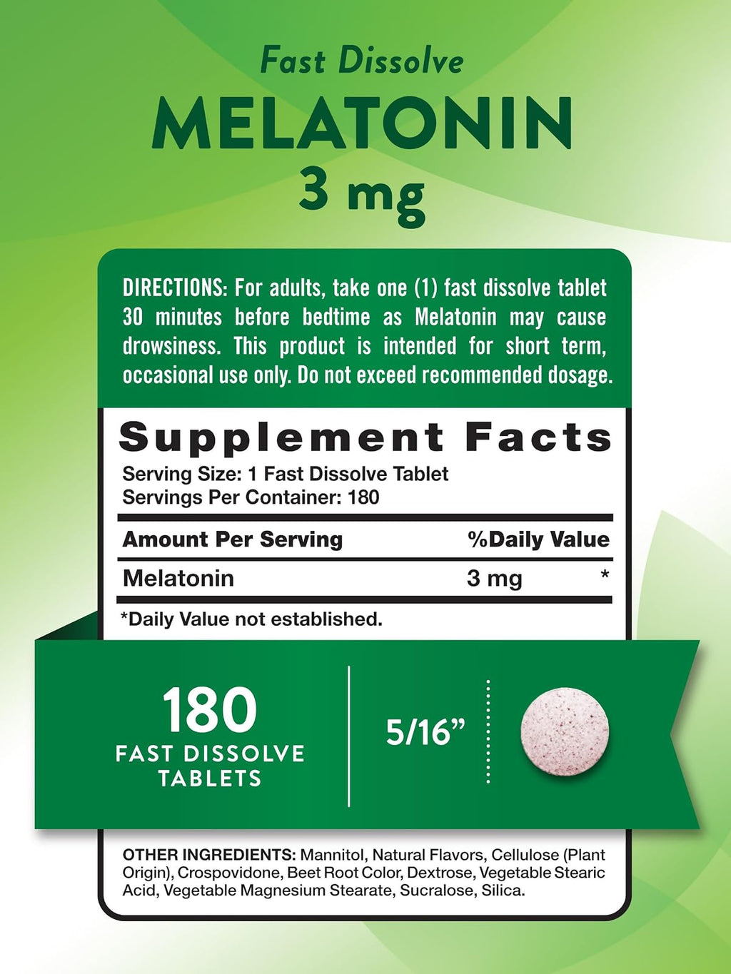 Nature's Truth sleep support melatonin