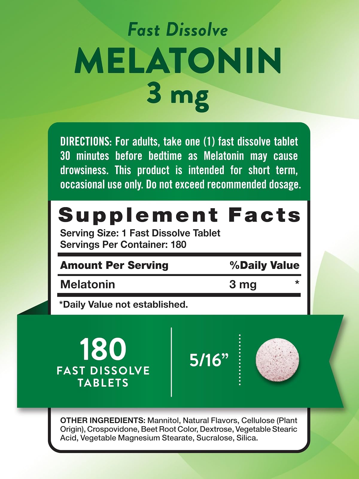 Nature's Truth sleep support melatonin