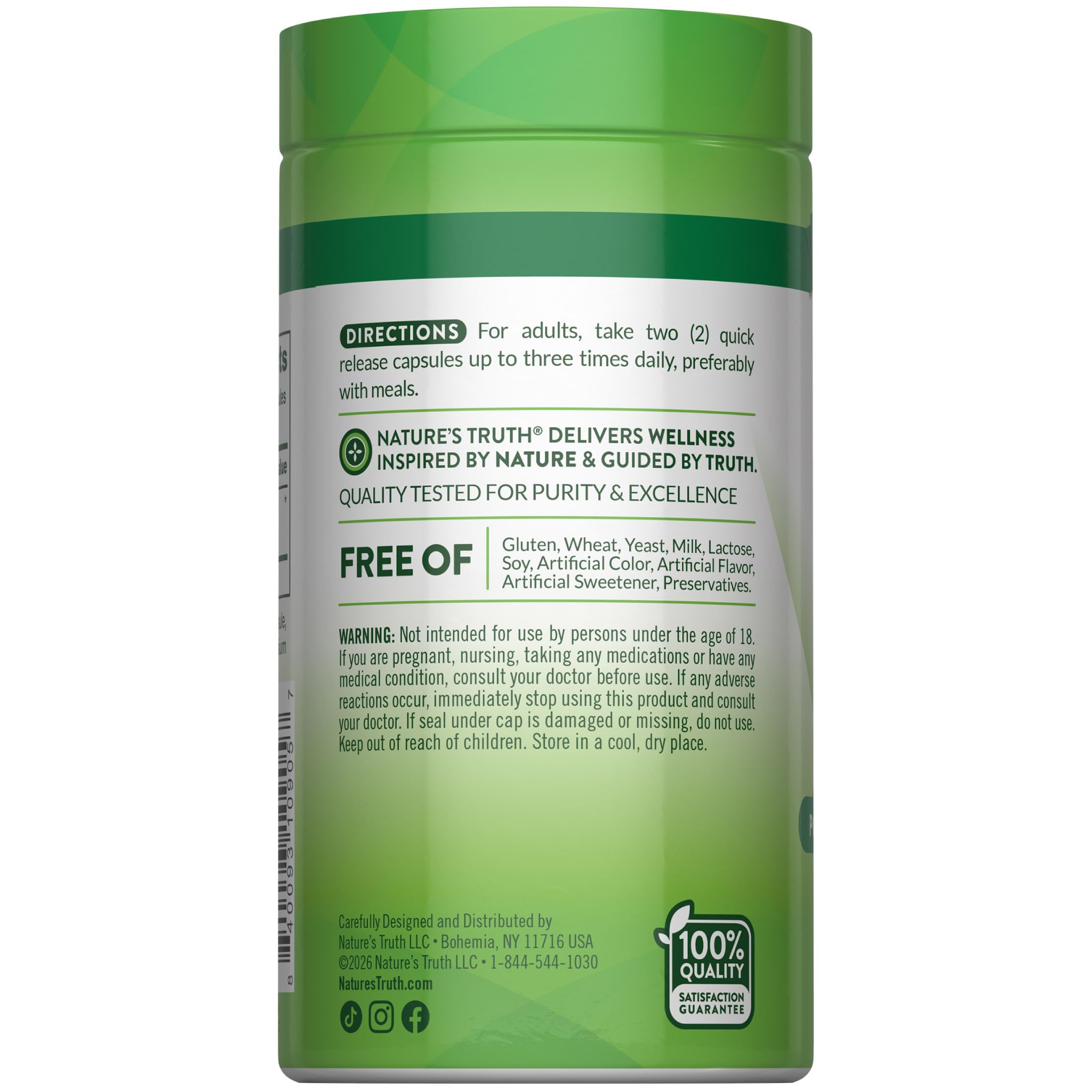 Nature's Truth supplements for immune health