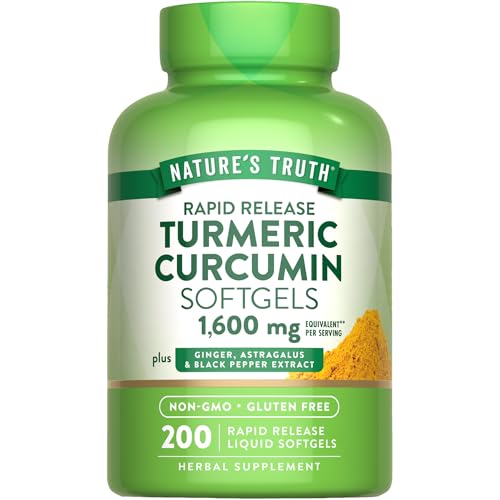Nature's Truth turmeric curcumin capsules