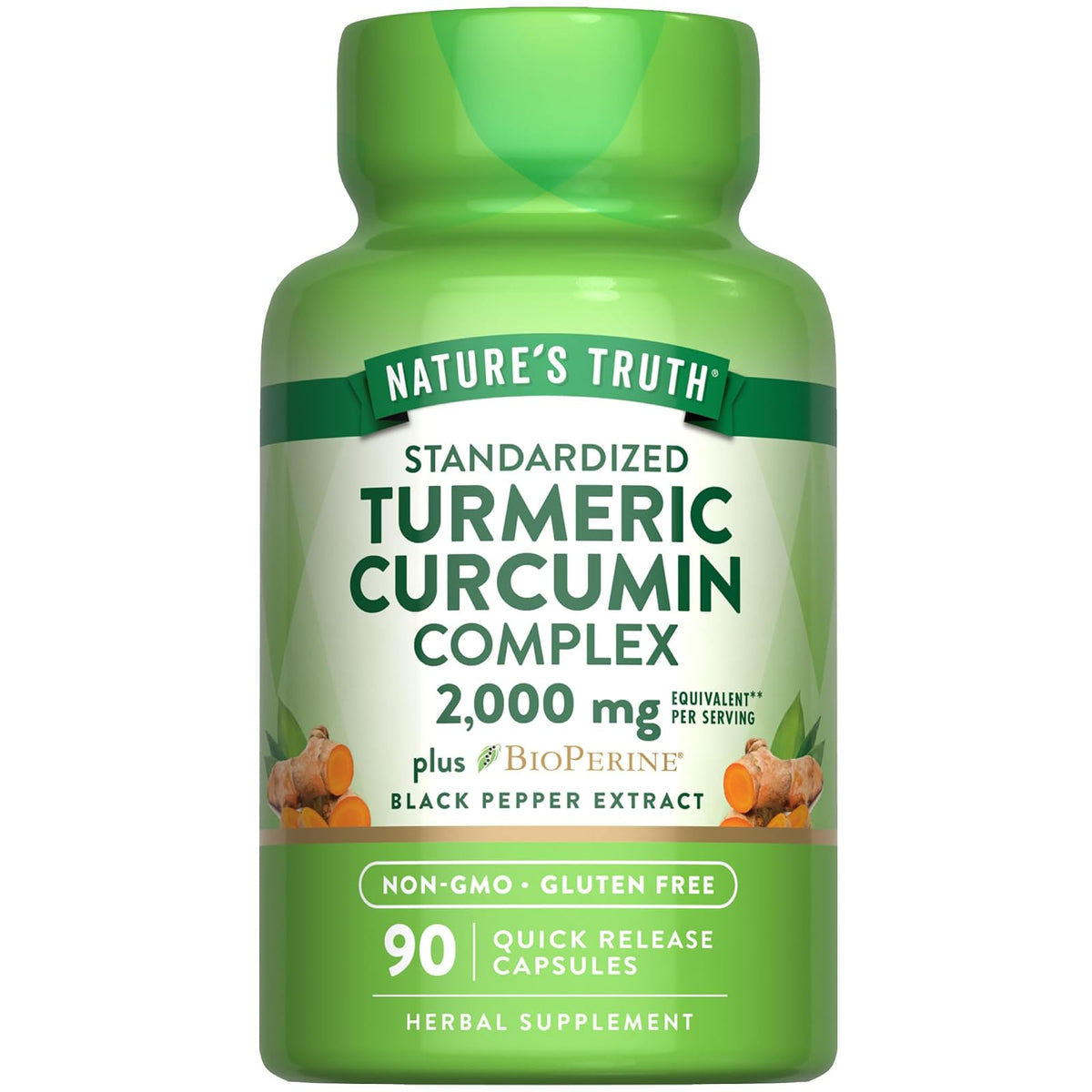 Nature's Truth turmeric curcumin capsules