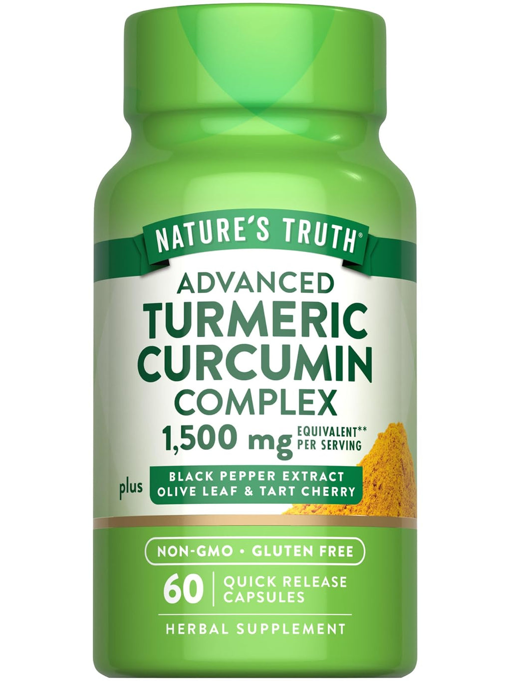 Nature's Truth turmeric curcumin capsules