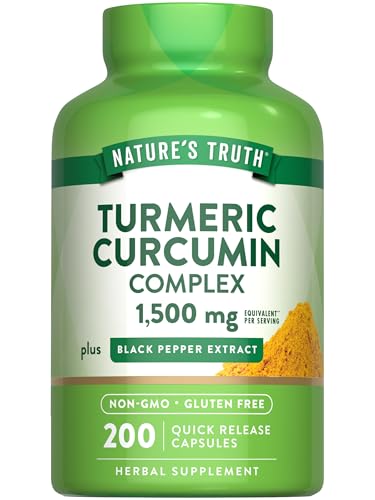 Nature's Truth turmeric curcumin capsules
