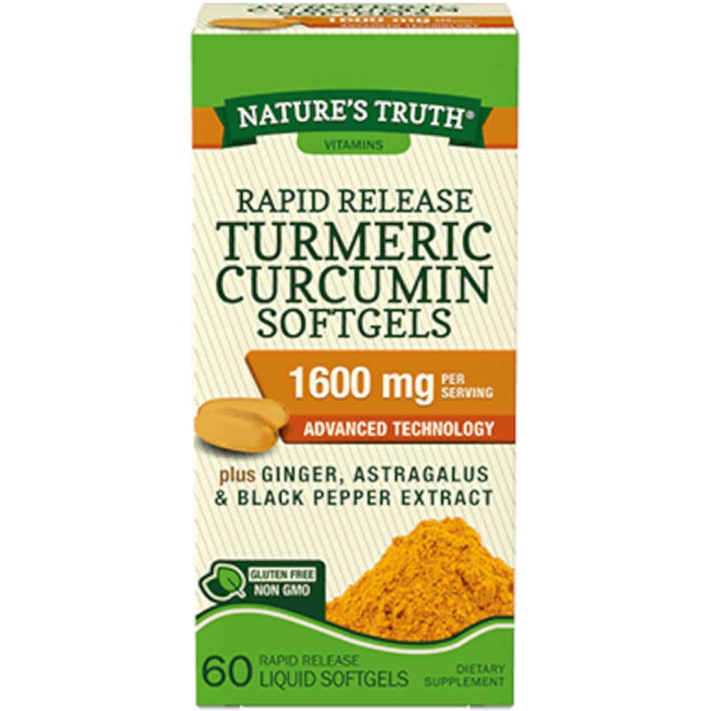 Nature's Truth turmeric softgels for wellness