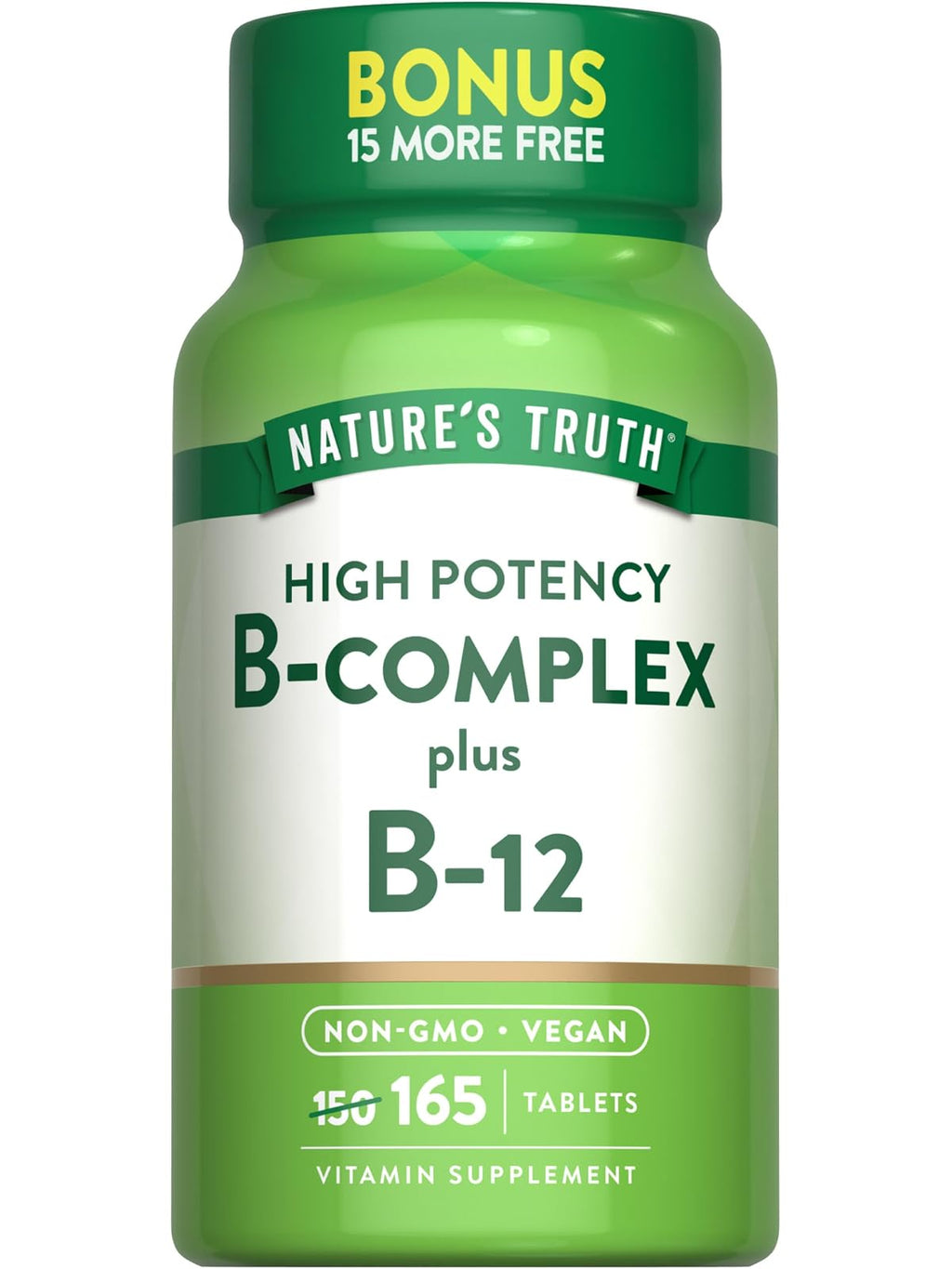 Nature's Truth Vitamin B Complex tablets