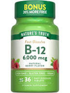 Nature's Truth vitamin B12 tablets
