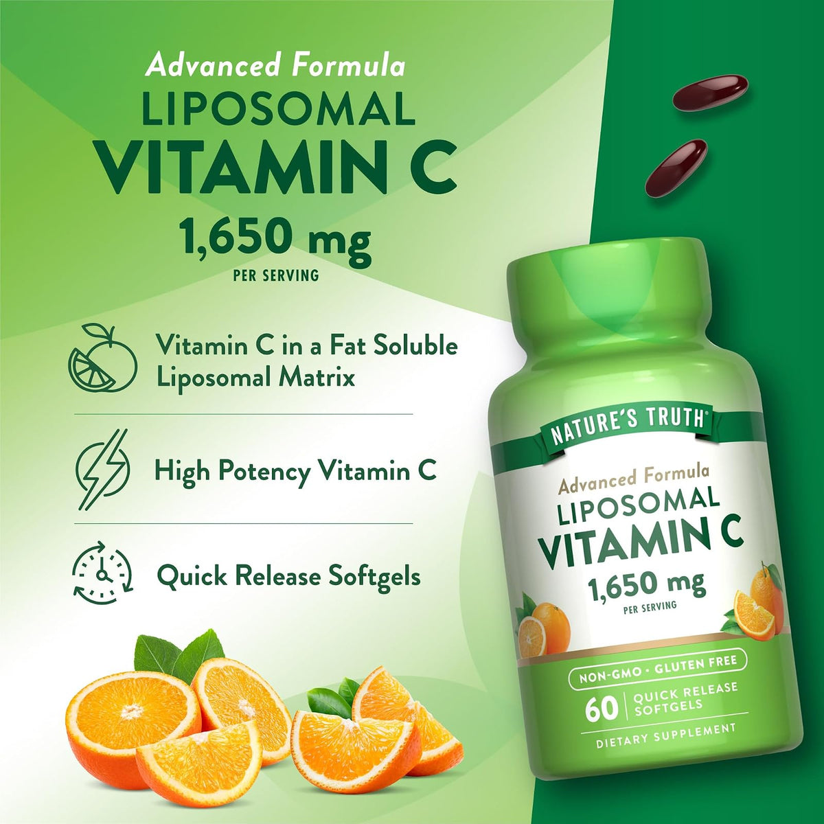 Nature's Truth vitamin C antioxidant support