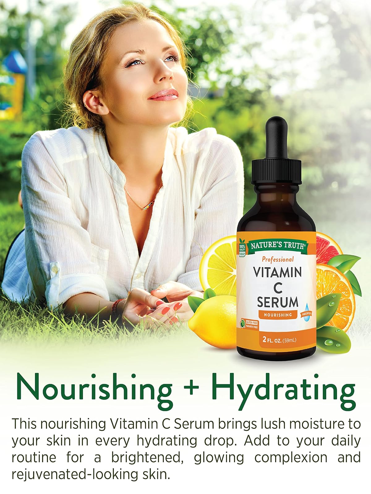 Nature's Truth vitamin C for brightening complexion