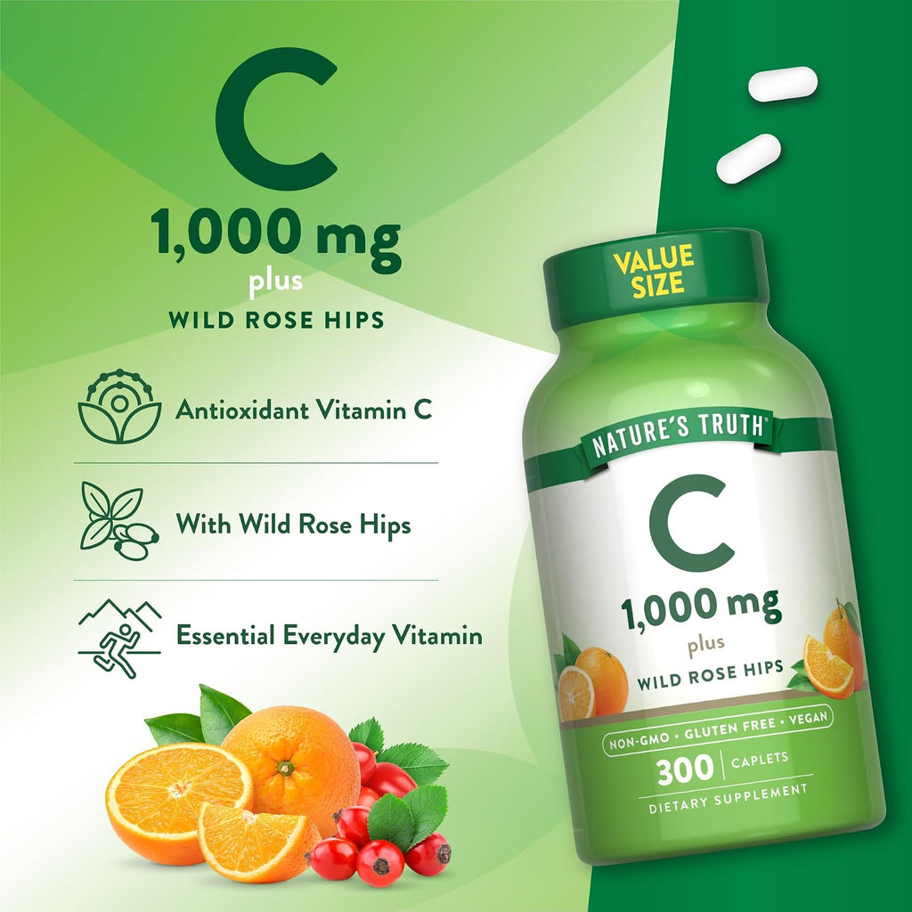 Nature's Truth vitamin C for skin health