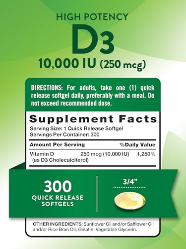 Nature's Truth vitamin D3 benefits