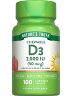 Nature's Truth Vitamin D3 chewable tablets