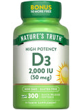 Nature's Truth vitamin D3 softgels