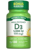 Nature's Truth vitamin D3 softgels