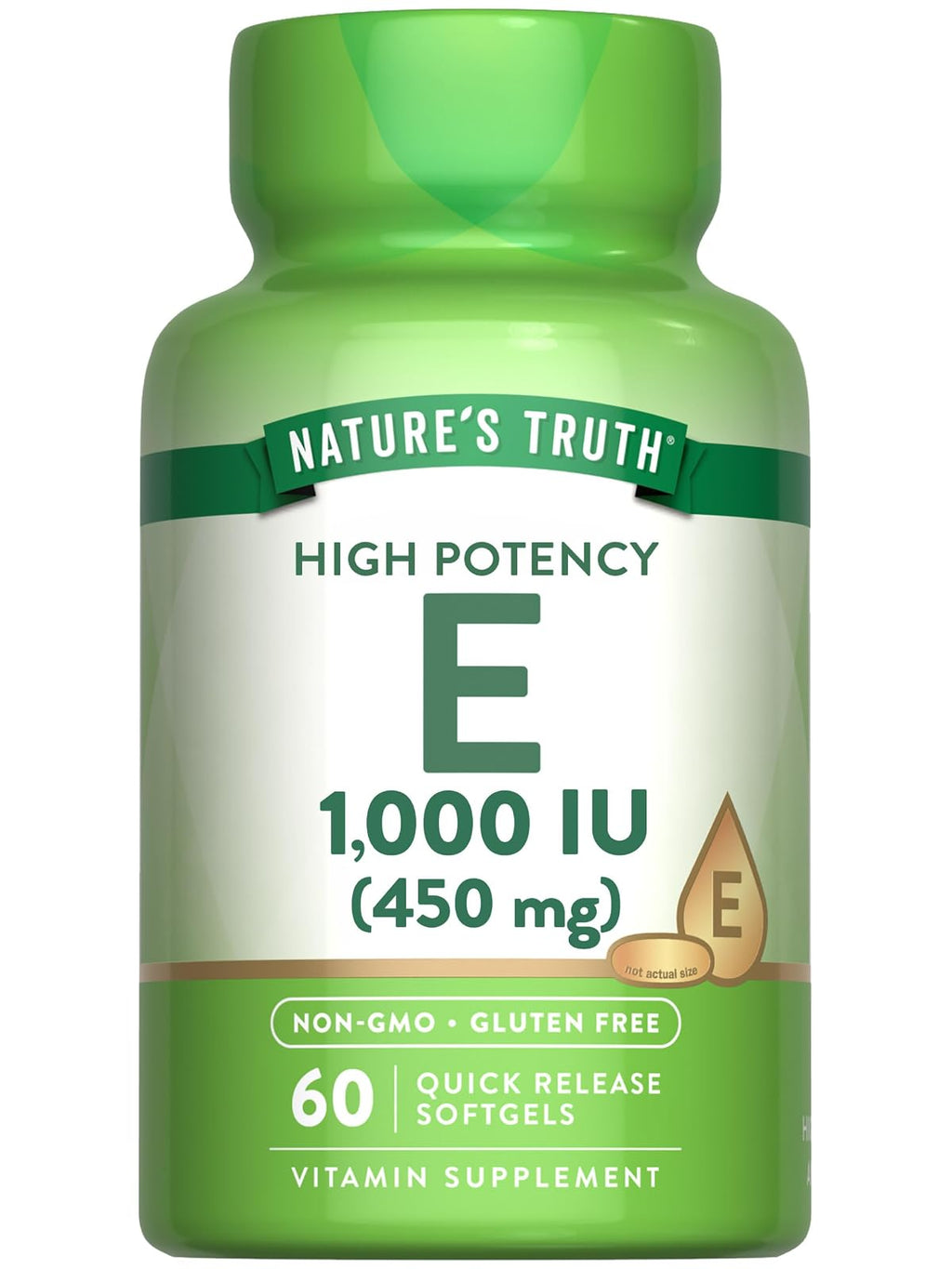 Nature's Truth vitamin e softgels
