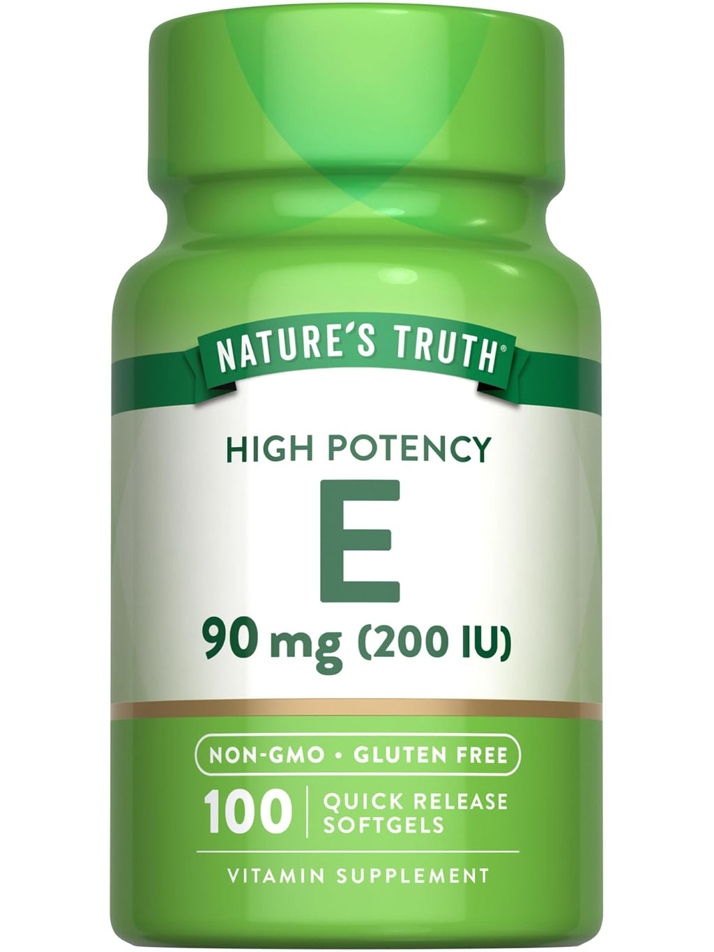 Nature's Truth Vitamin E softgels