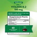 Nature's Truth vitamin k benefits