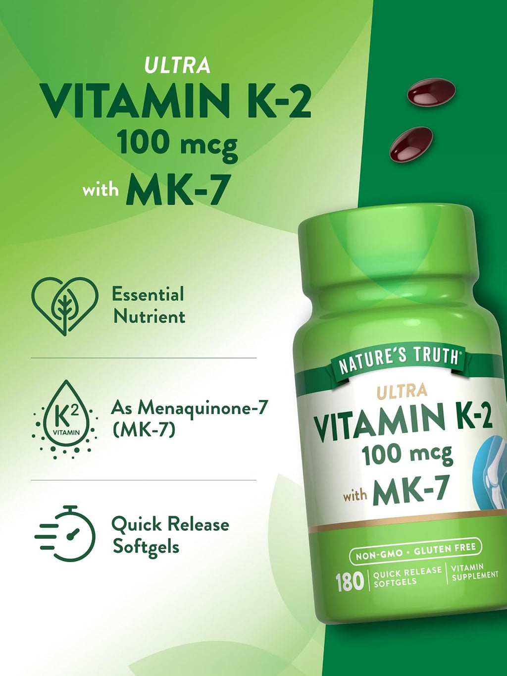 Nature's Truth vitamin K for heart health