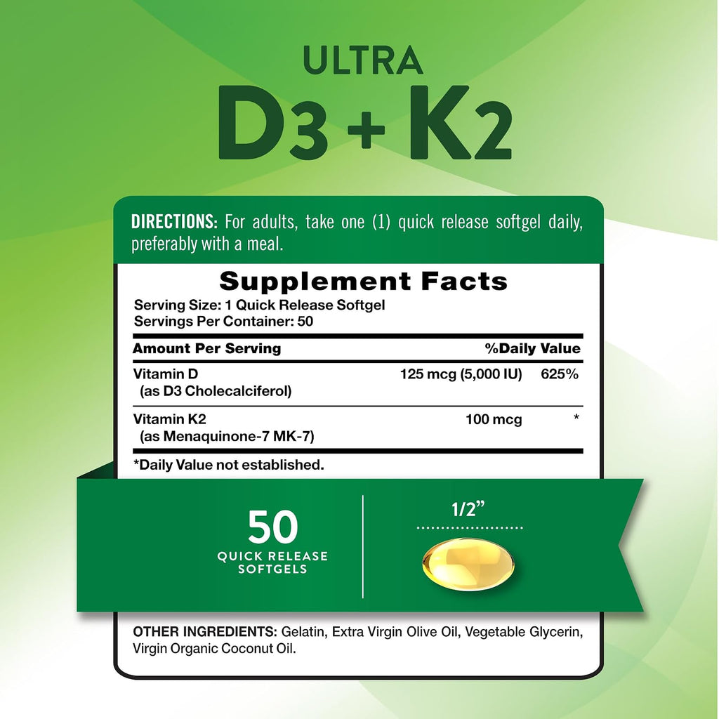 Nature's Truth vitamin k2 mk7 benefits