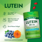 Nature's Truth vitamins for vision support