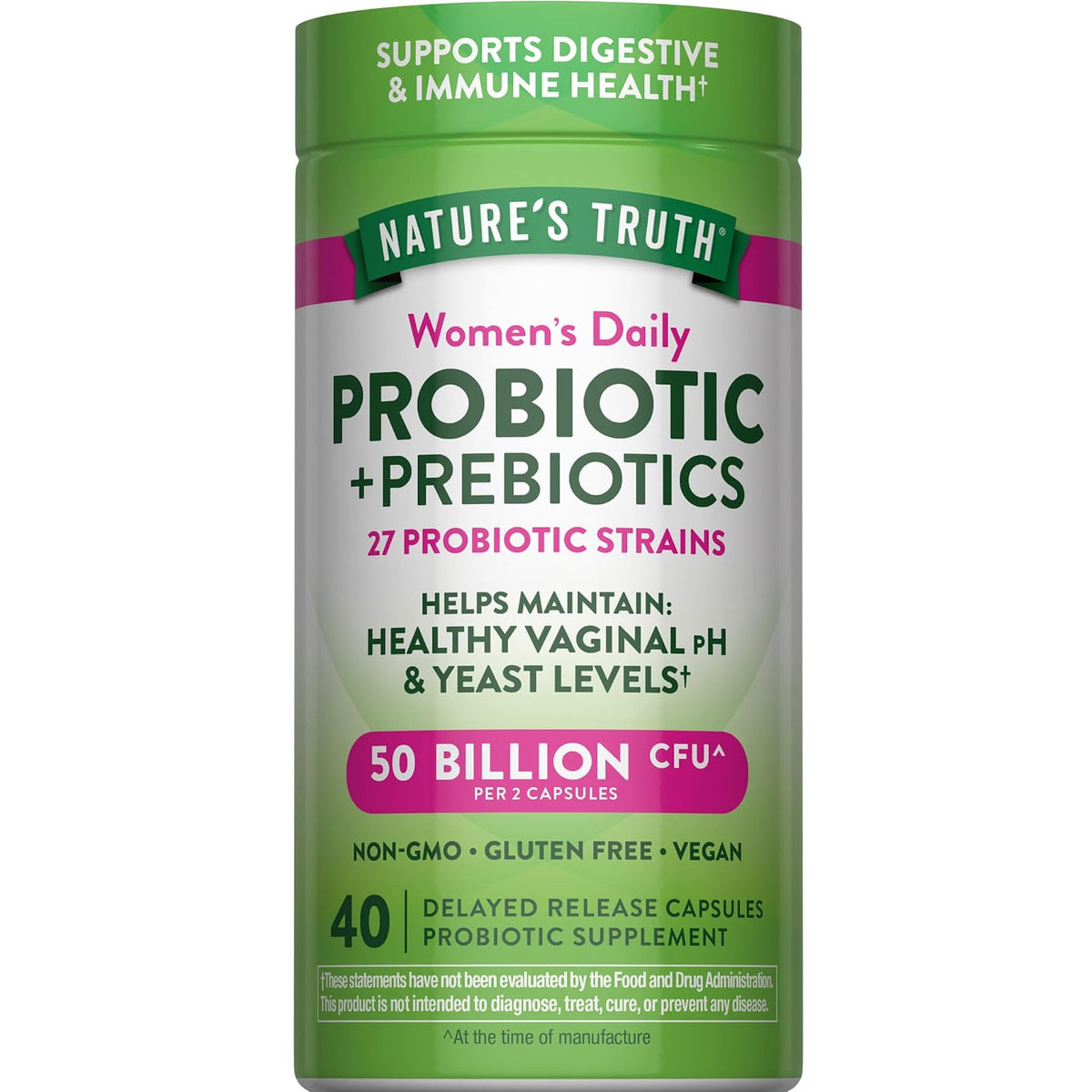 Nature's Truth women's daily probiotic