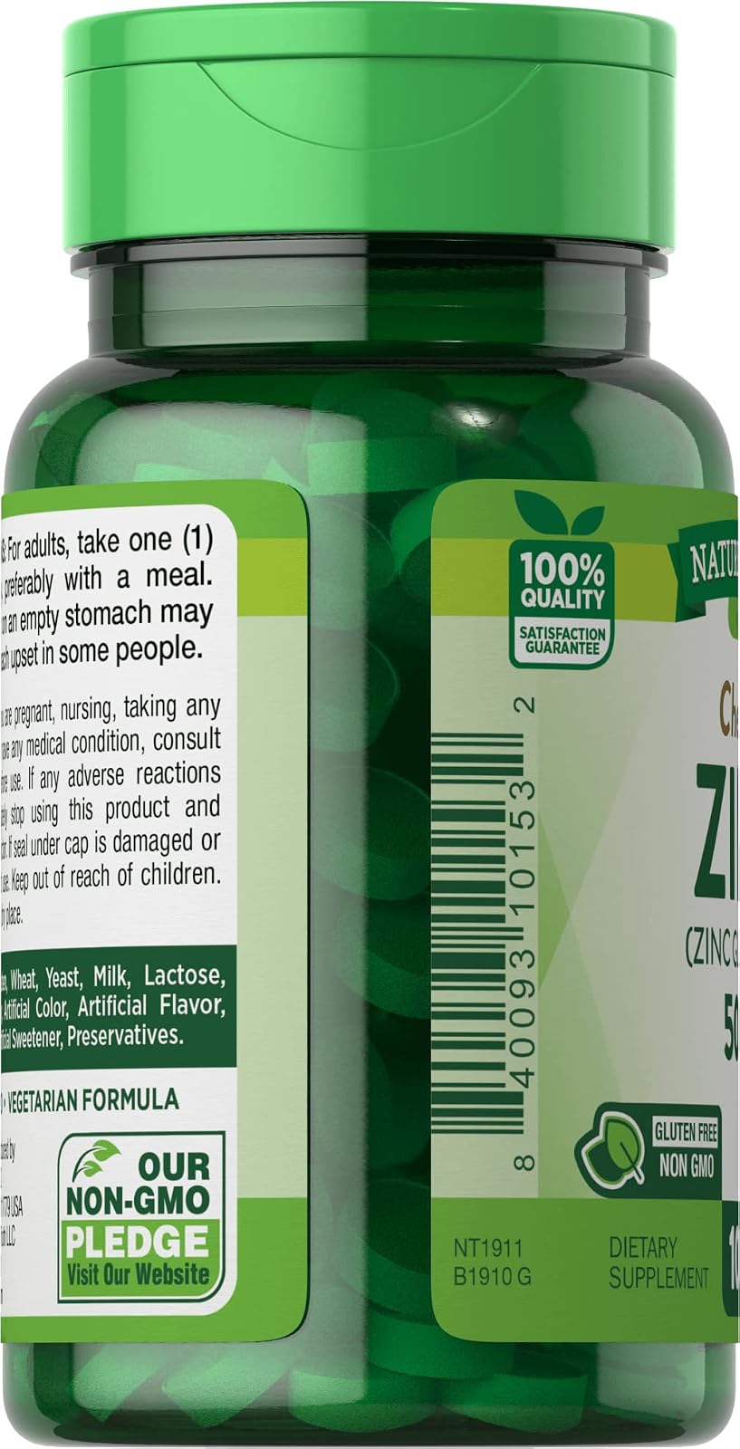 Nature's Truth zinc for daily wellness