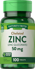 Nature's Truth zinc supplement tablets
