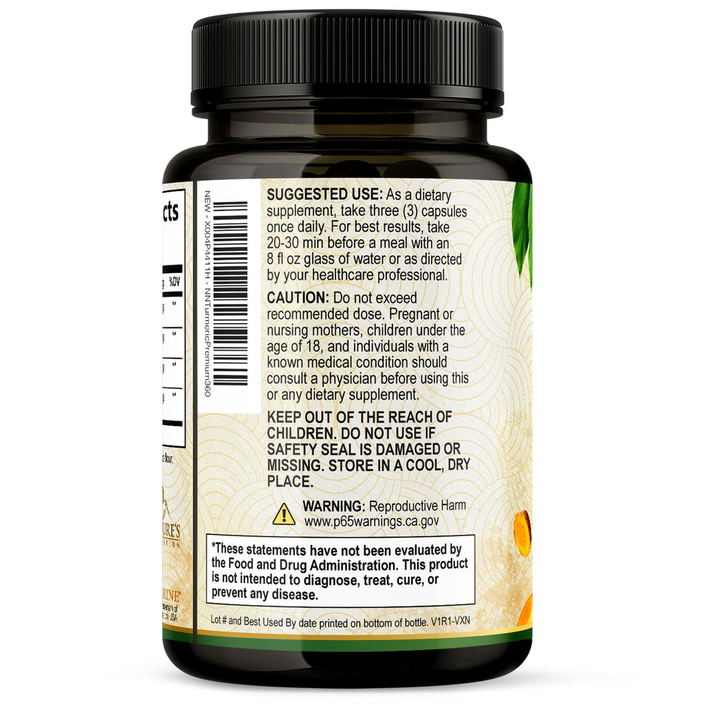 Nature's turmeric curcumin antioxidant properties