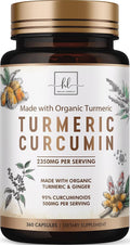Nature's turmeric curcumin capsules