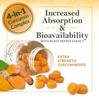 Nature's turmeric curcumin gummies for inflammation