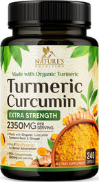 Nature's turmeric curcumin supplement benefits