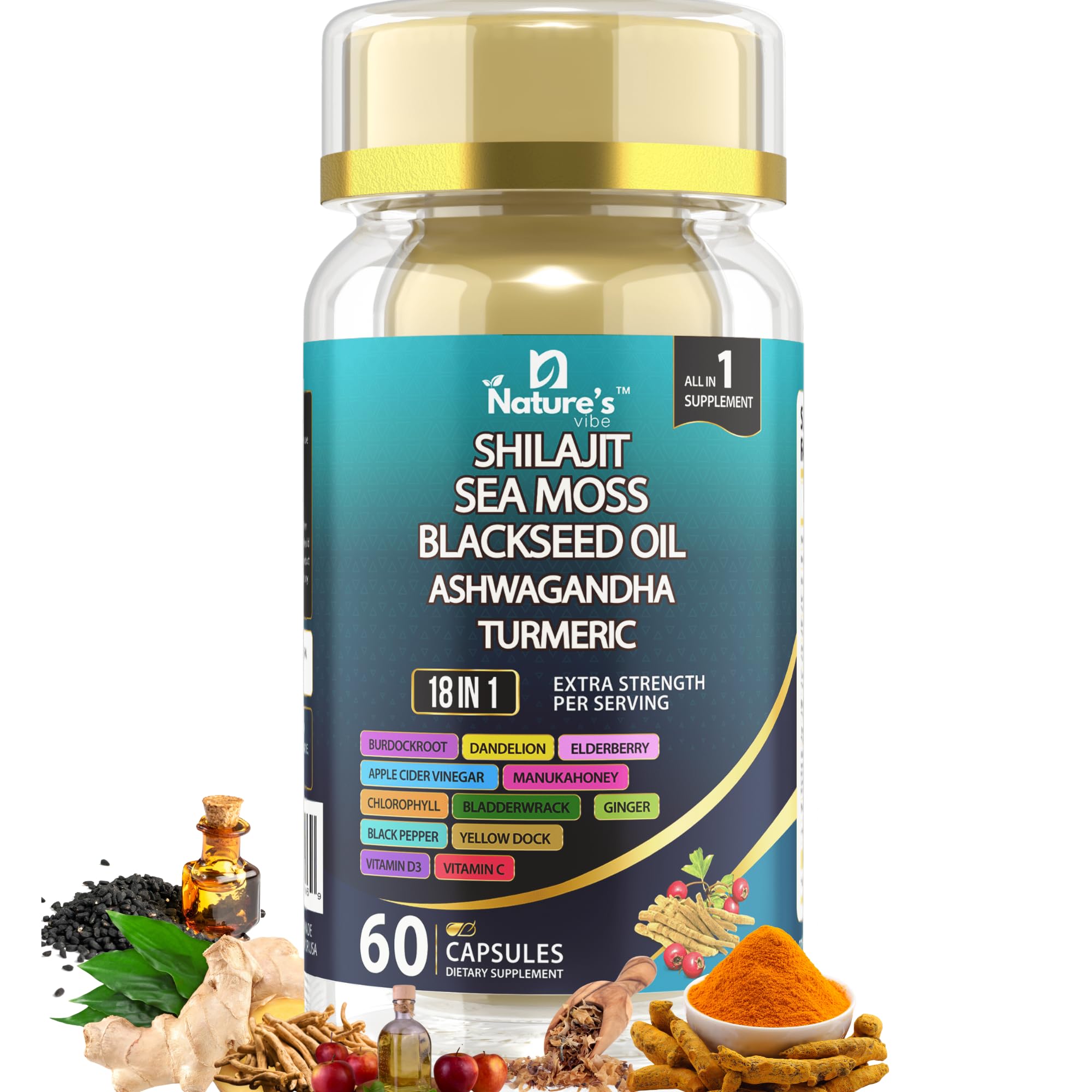 Nature's Vibe blended vitamin supplements