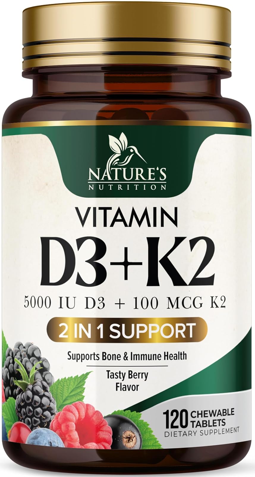 Nature's Vitamin D3 K2 benefits