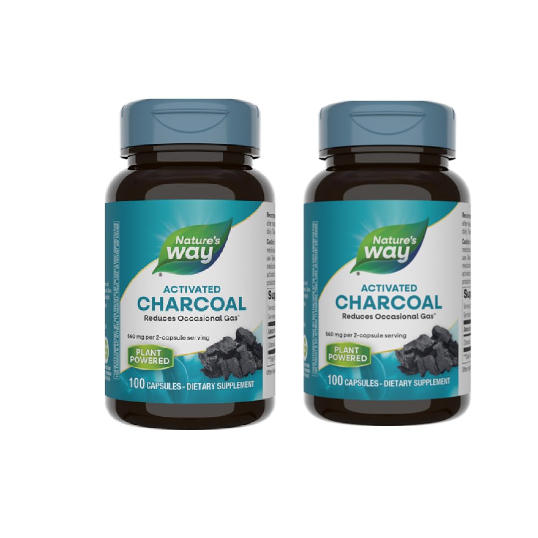 Nature's Way activated charcoal capsules