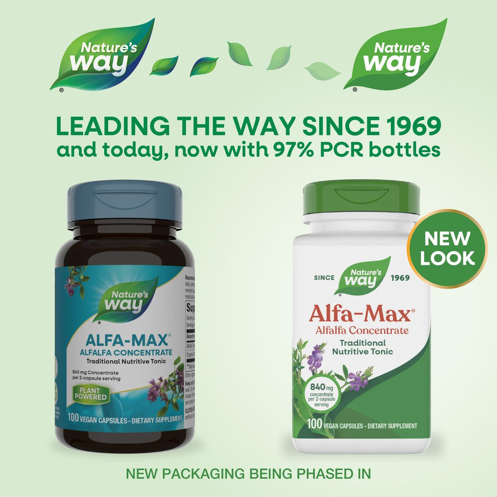 Nature's Way alfalfa concentrate benefits