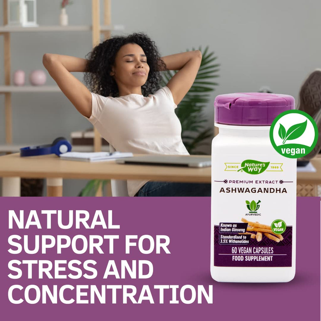 Nature's Way ashwagandha for energy boost