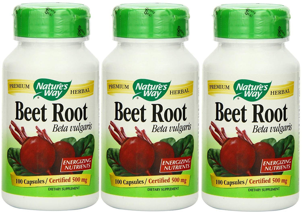 Nature's Way Beet Root capsules for energy