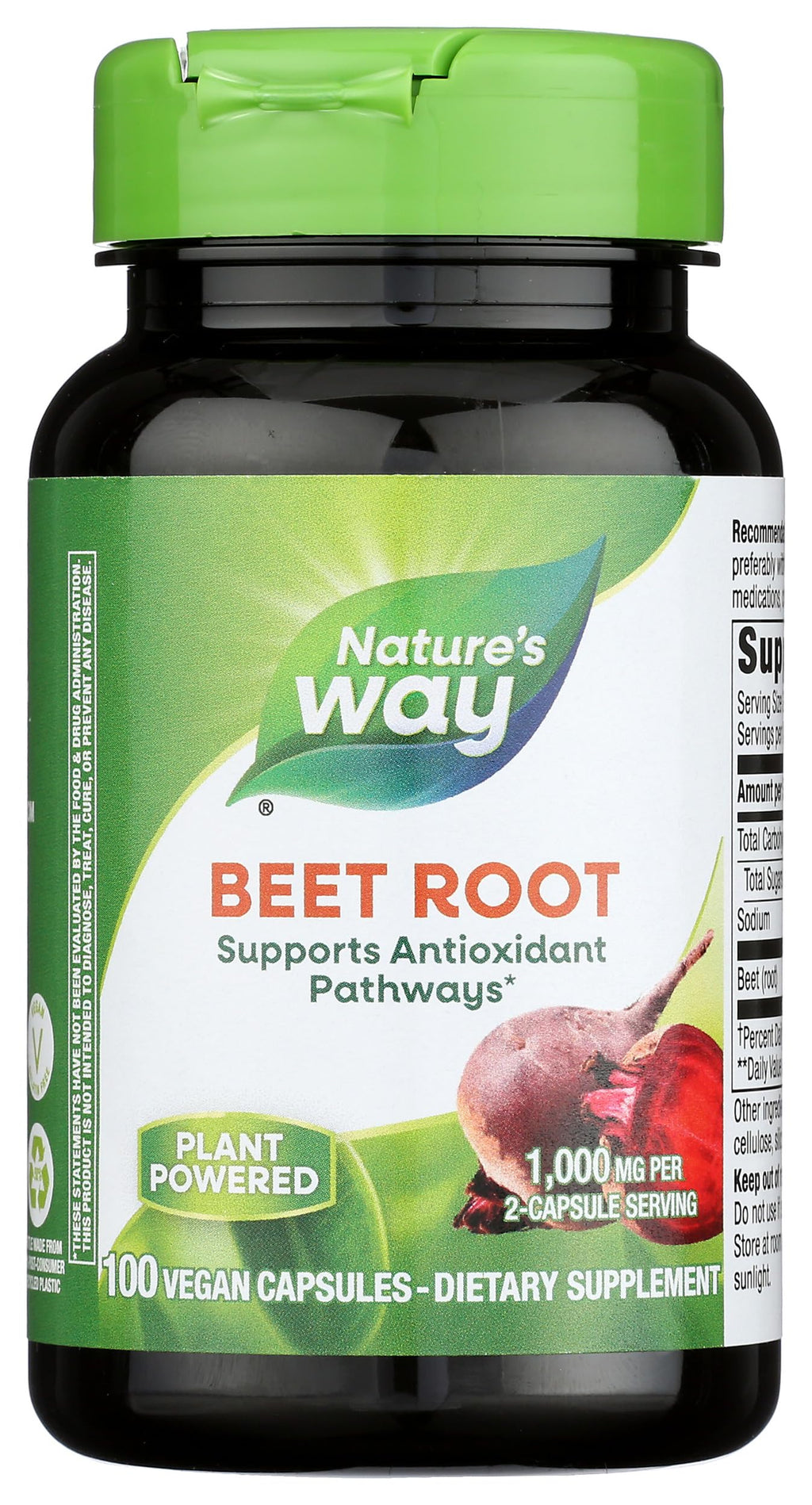 Nature's Way beet root powder capsules