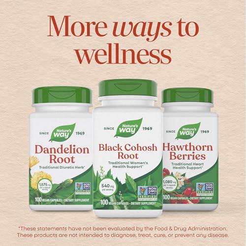 Nature's Way Black Cohosh for vitality and energy
