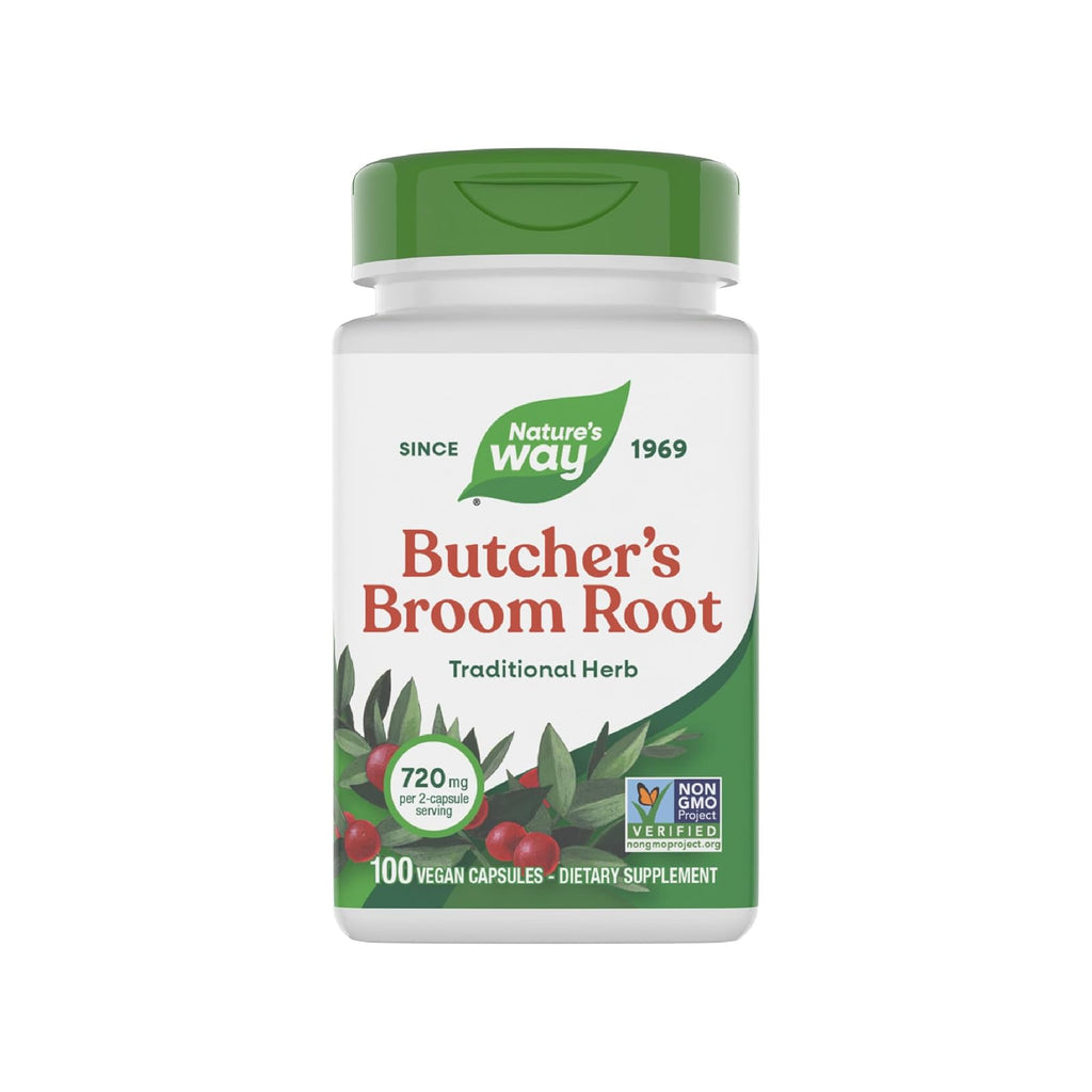 Nature's Way Butcher's Broom capsules