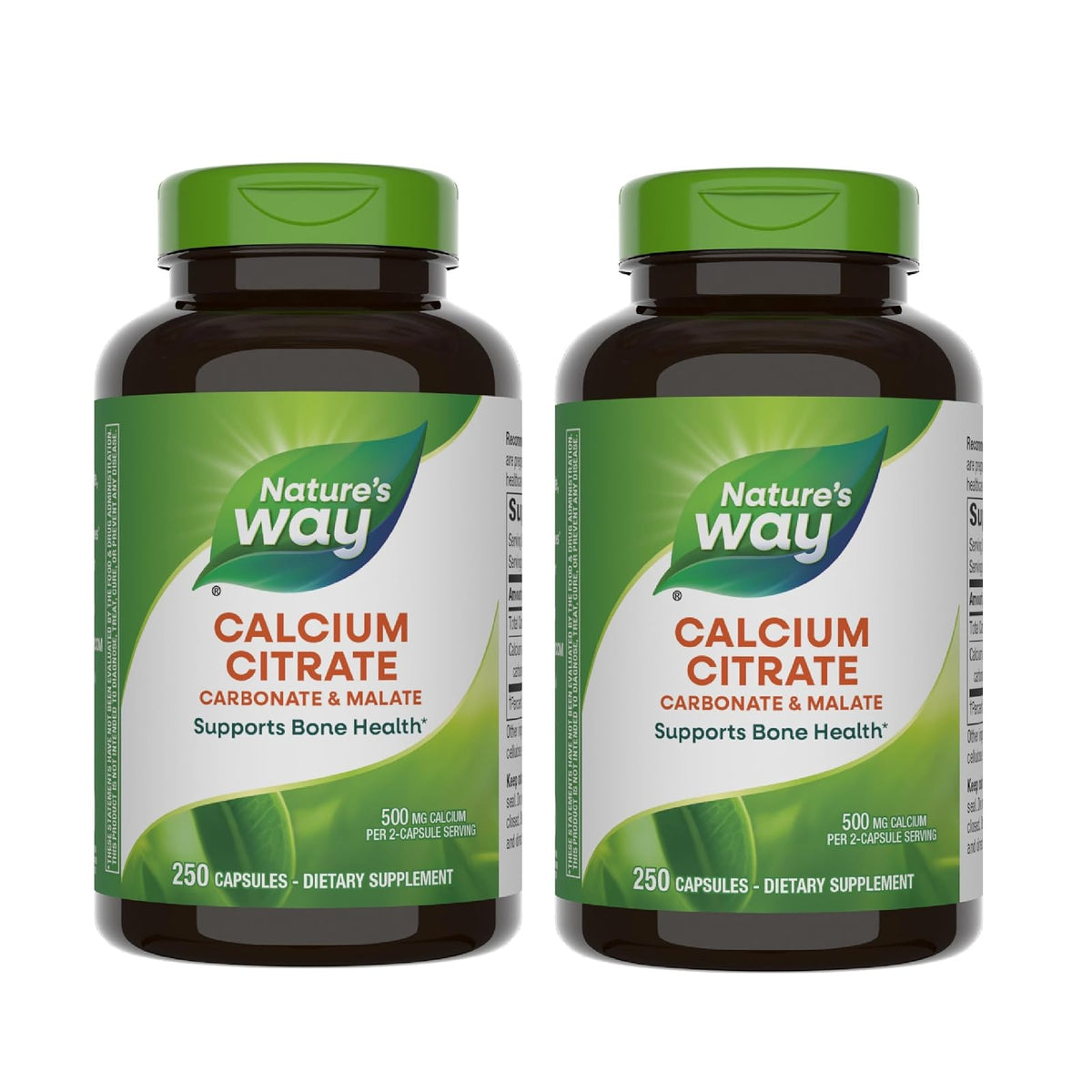 Nature's Way calcium citrate capsules