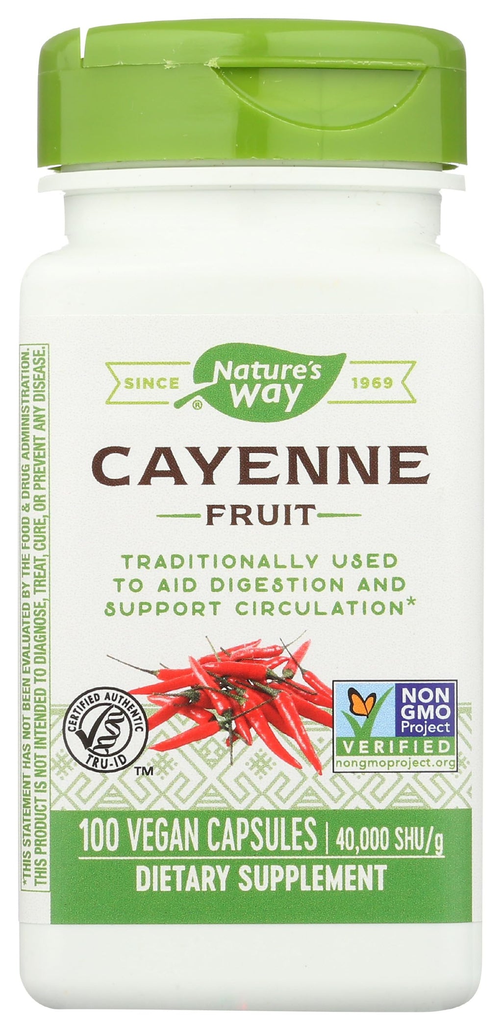 Nature's Way cayenne pepper capsules