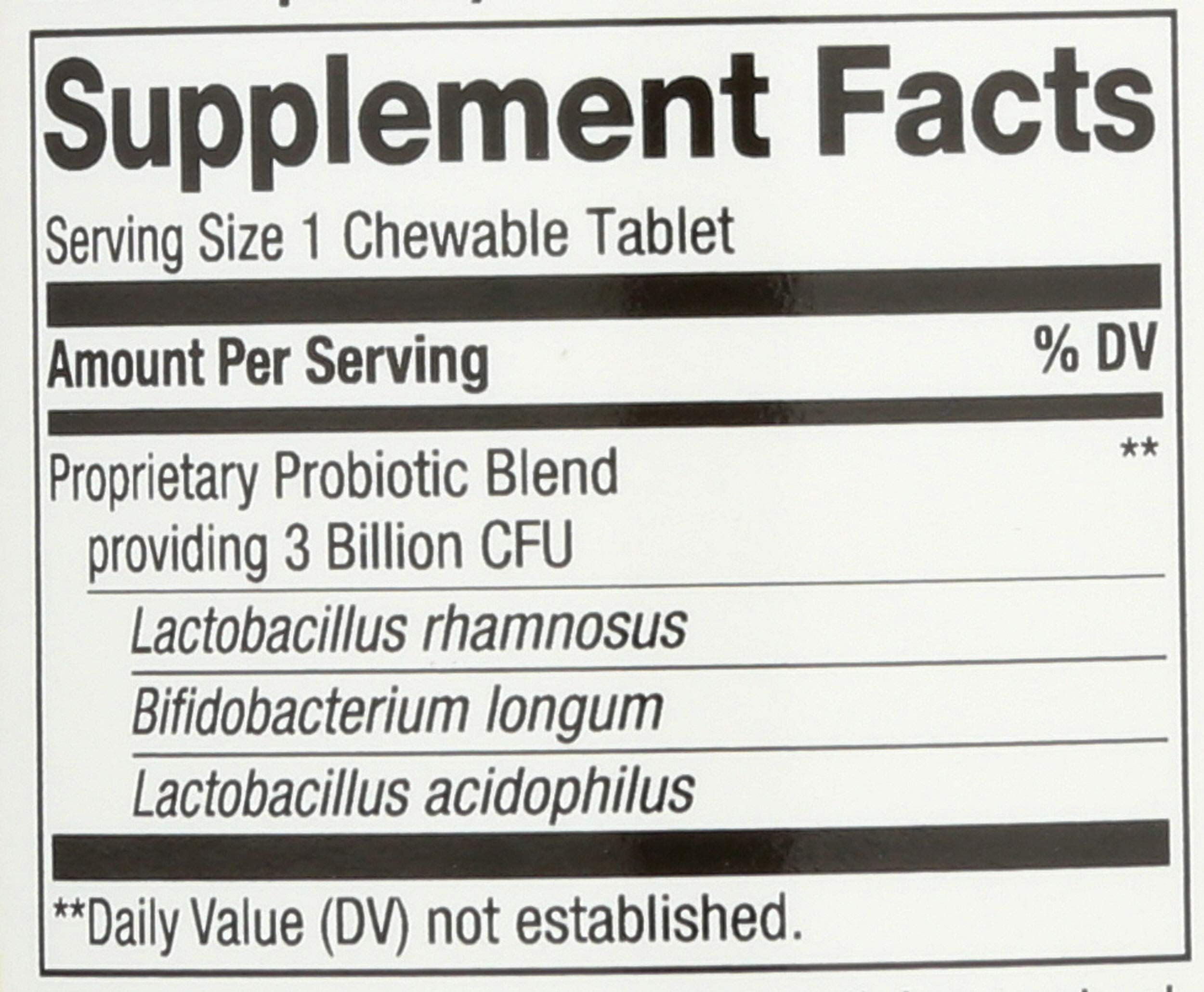 Nature's Way chewable probiotics for toddlers