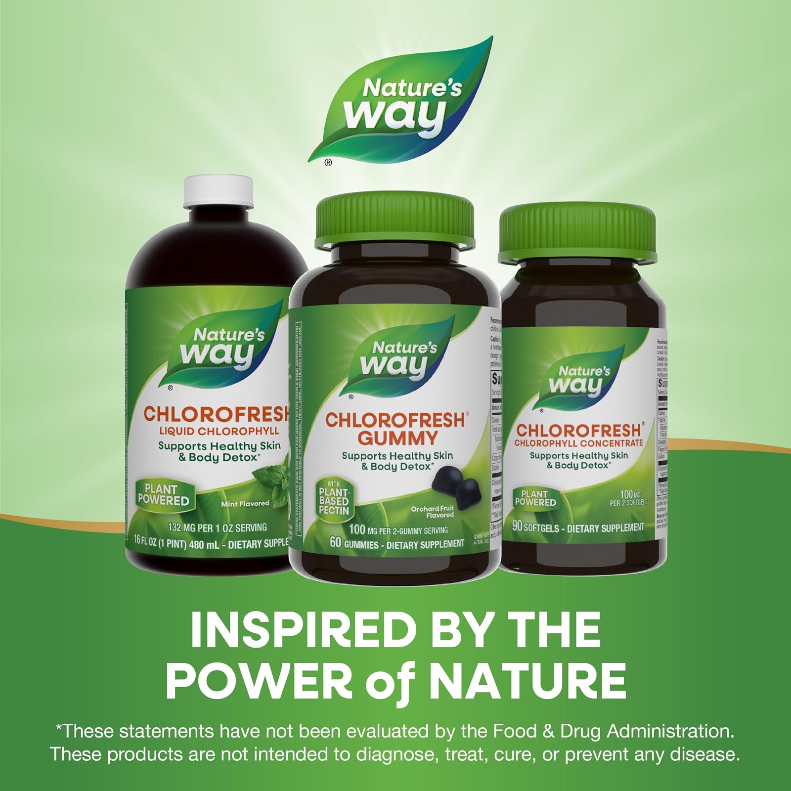 Nature's Way Chlorofresh gummies for daily vitamins