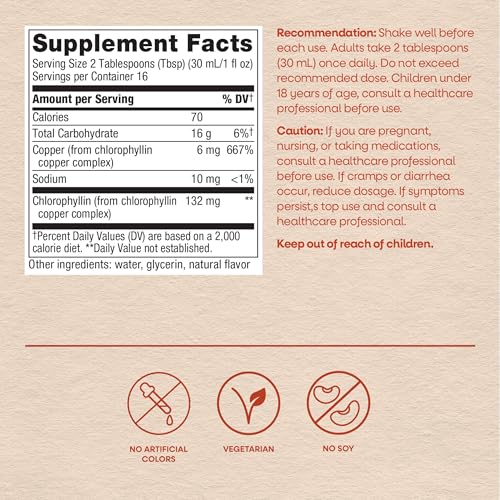 Nature's Way chlorophyll for natural detox