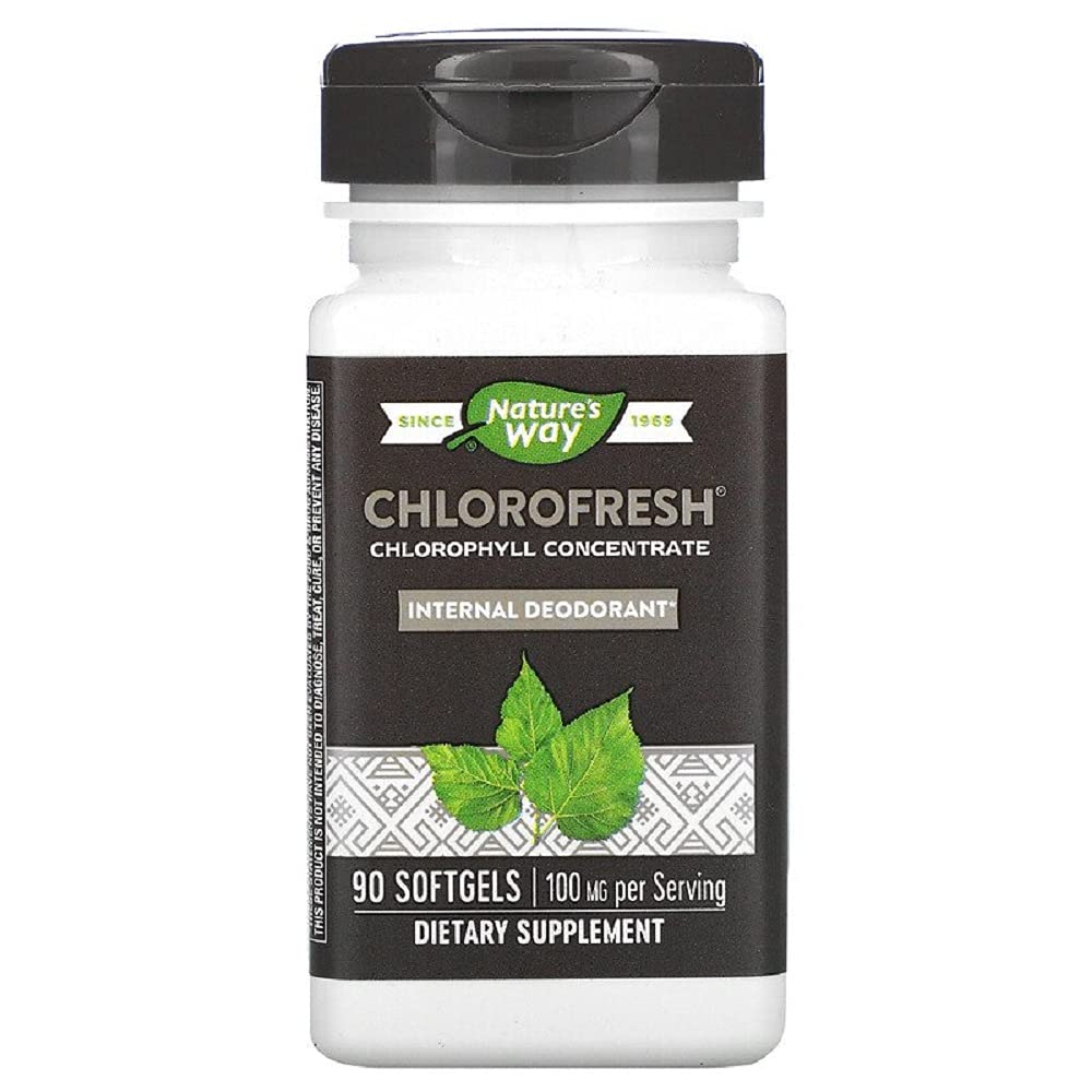 Nature's Way chlorophyll softgels for detoxification