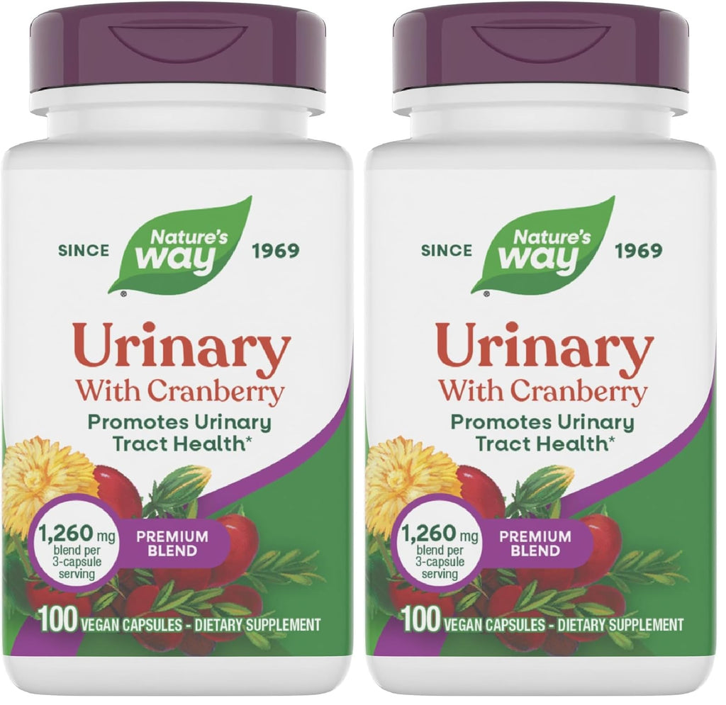 Nature's Way cranberry capsules for urinary health