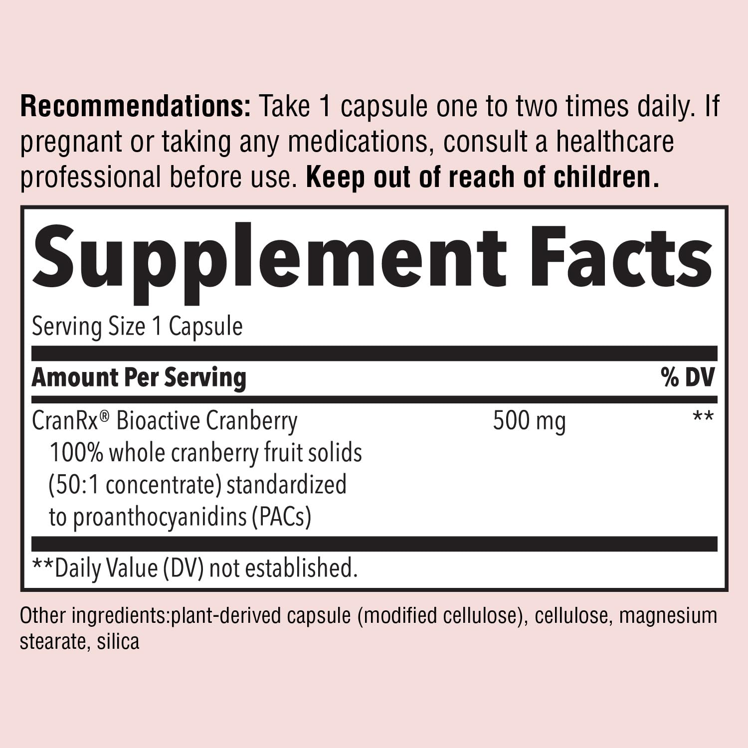 Nature's Way cranberry extract benefits