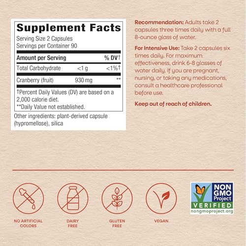 Nature's Way cranberry for urinary tract